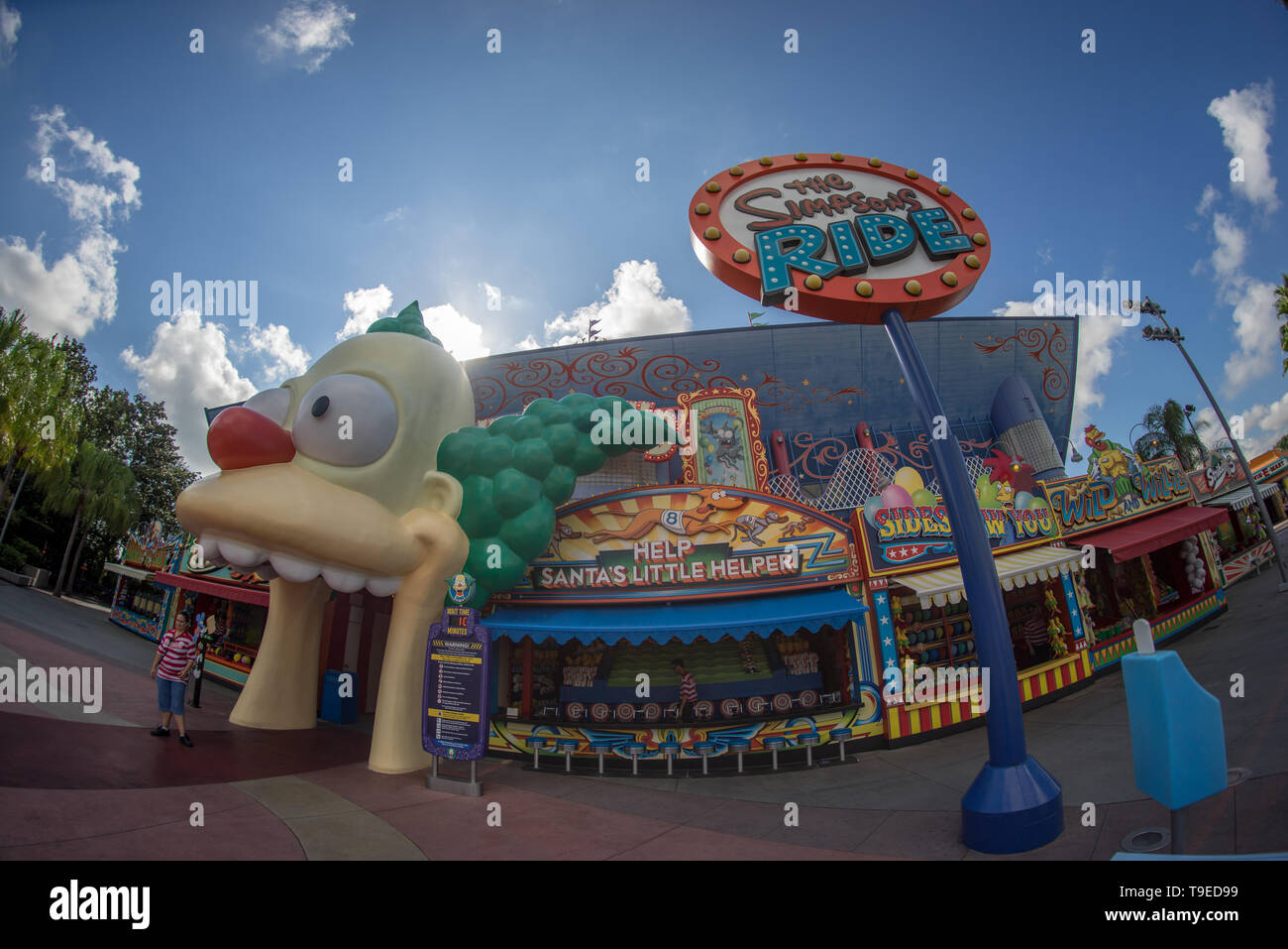 Orlando, Florida, USA - June 2015 : Universal Studios Theme Park ...