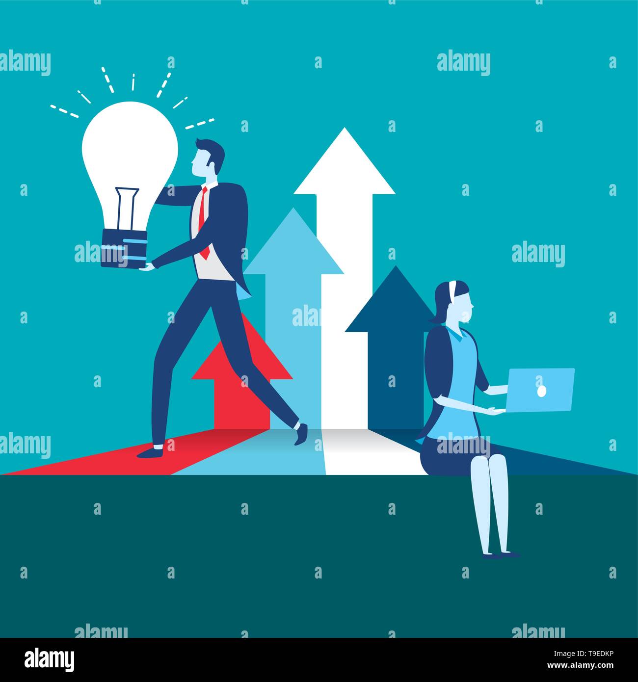 people business success Stock Vector Image & Art - Alamy