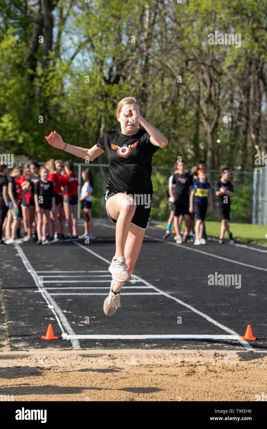 Middle School Track And Field High Resolution Stock Photography and ...
