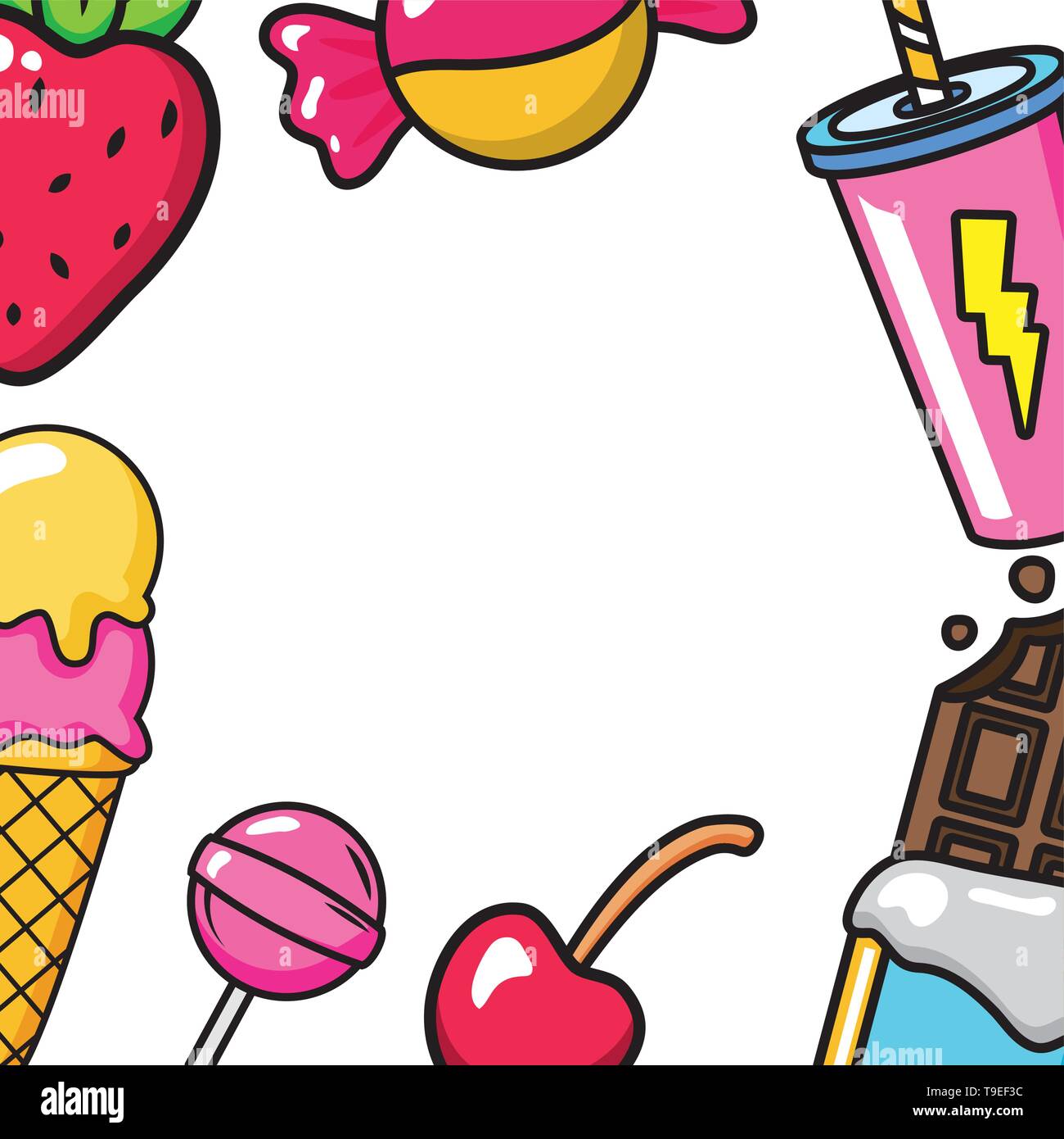 pop art elements Stock Vector Image & Art - Alamy