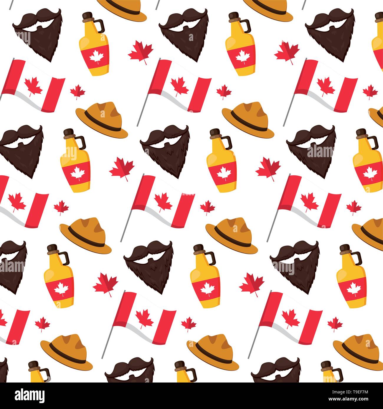 Flag canada paper maple Stock Vector Images - Alamy