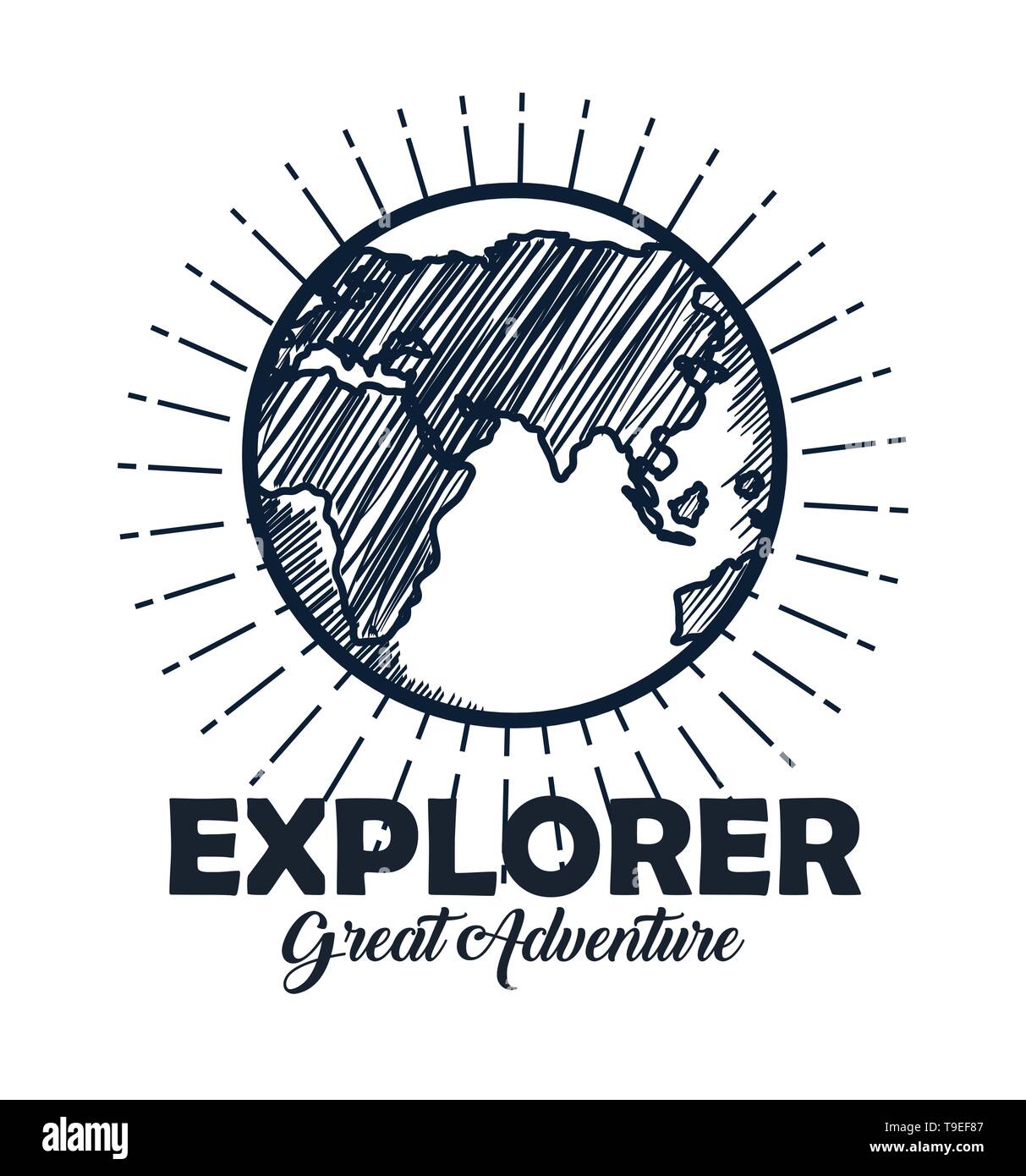 explorer earth planet adventure travel Stock Vector Image & Art - Alamy