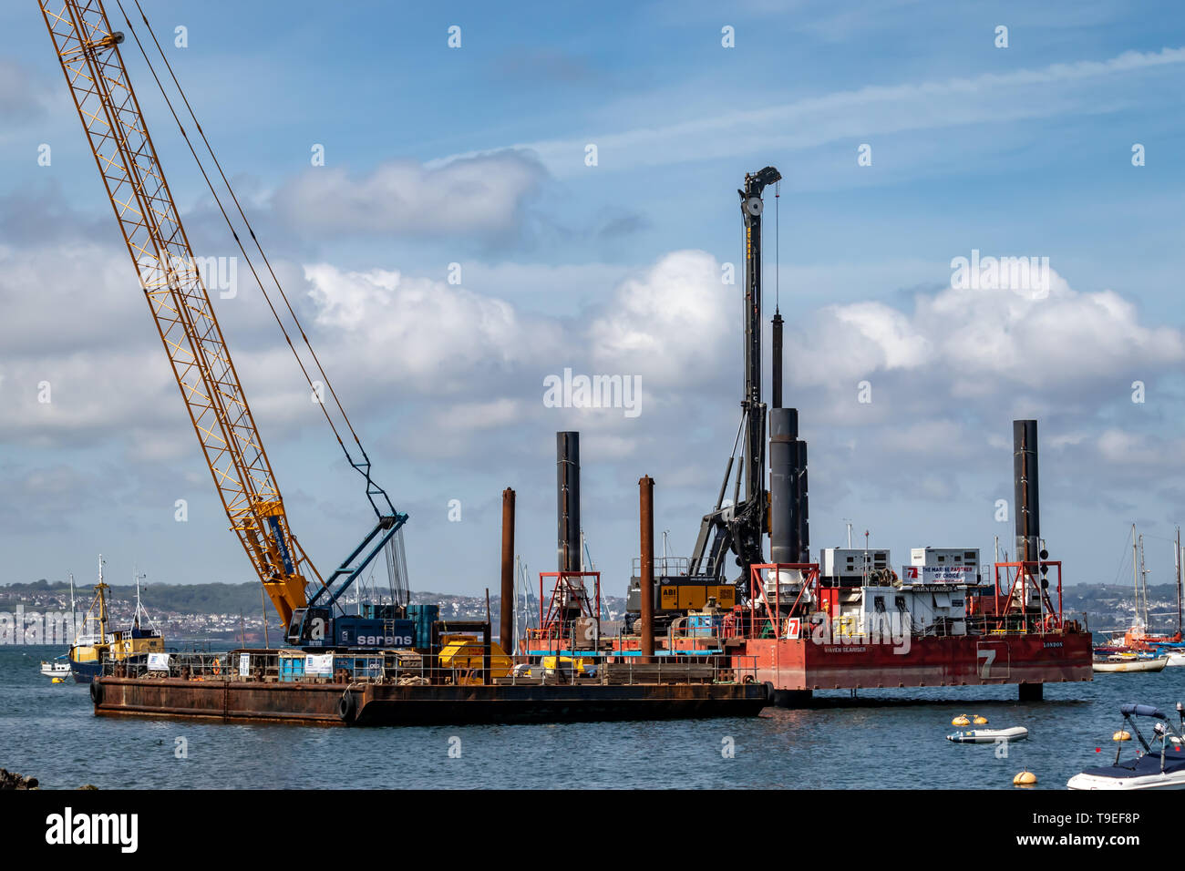 Drilling Foundations for the Construction of the New Shellfish Jetty at ...