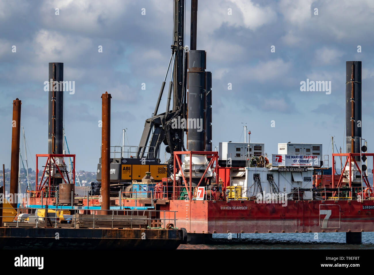 Drilling Foundations for the Construction of the New Shellfish Jetty at ...
