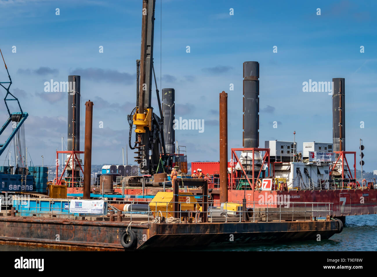 Drilling Foundations for the Construction of the New Shellfish Jetty at ...
