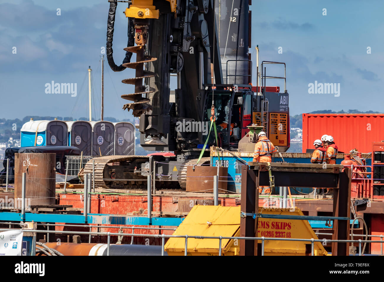 Drilling Foundations for the Construction of the New Shellfish Jetty at ...