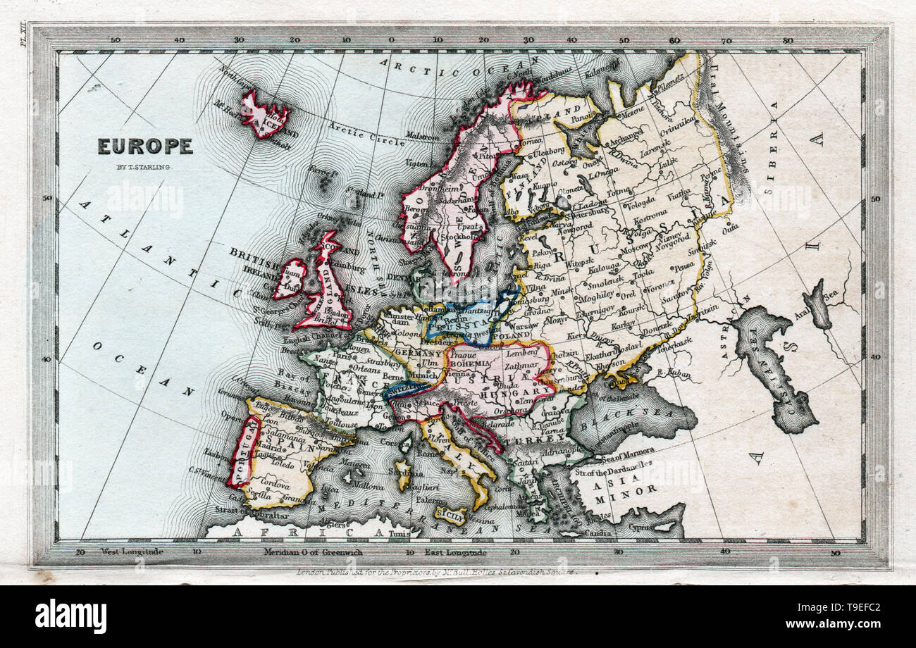 Map Spain England France High Resolution Stock Photography and Images ...