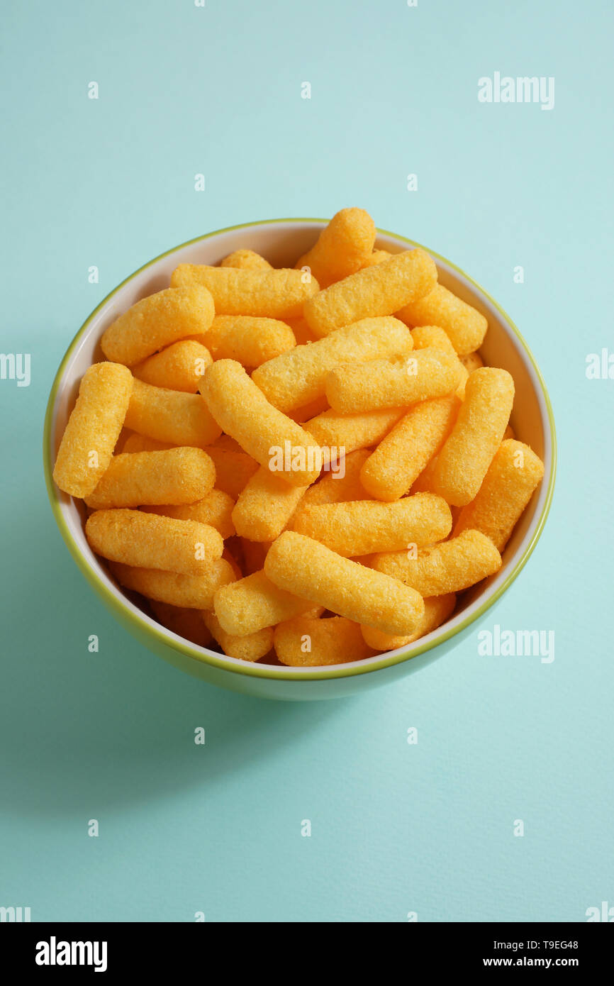 Crunchy corn puffs hi-res stock photography and images - Alamy