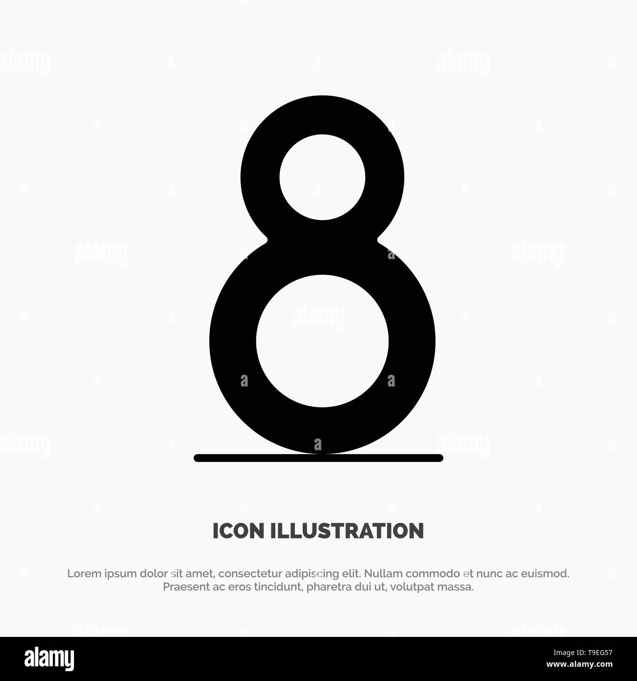 Eighth emblem Stock Vector Images - Alamy