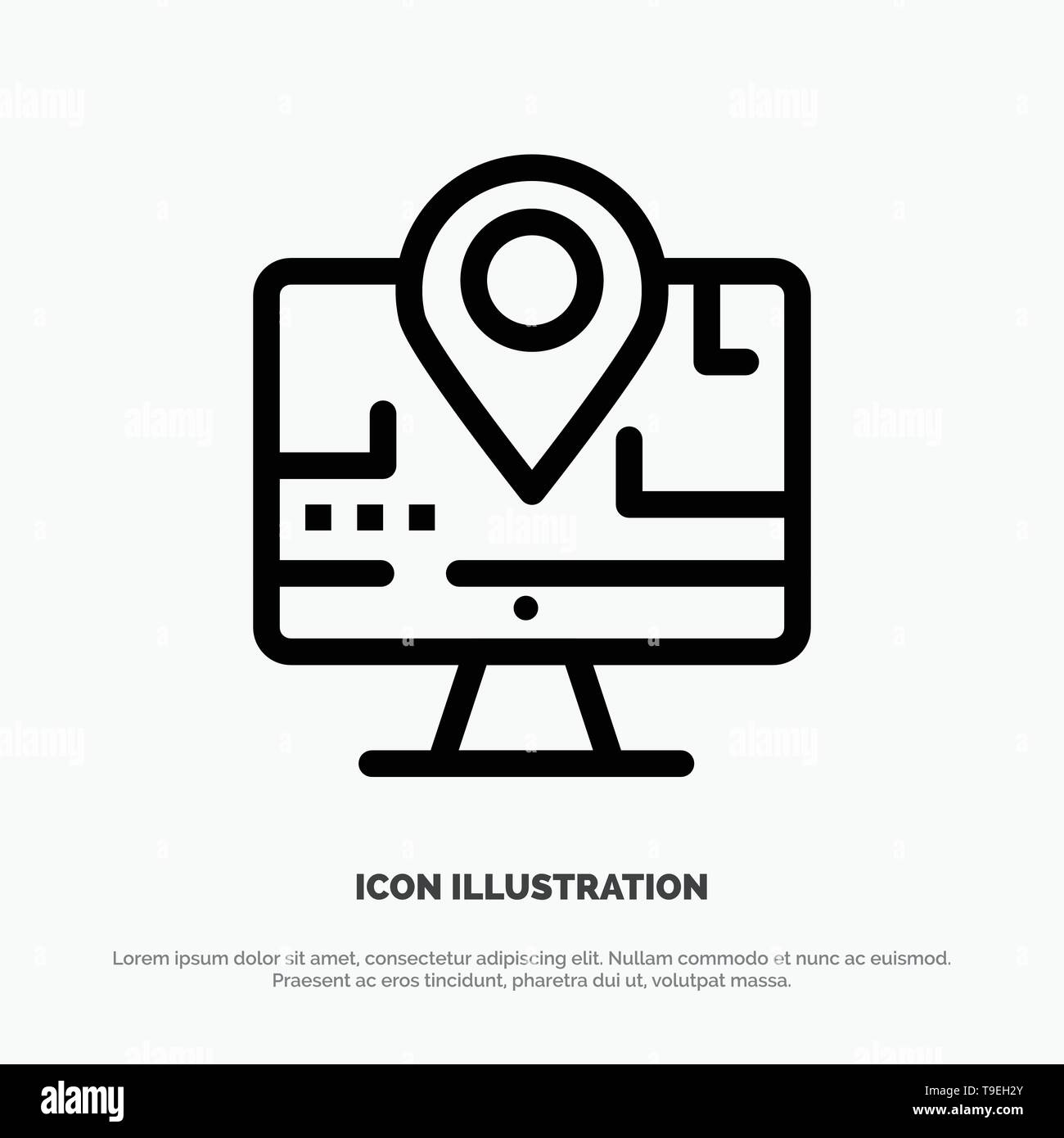 Computer topography Stock Vector Images - Alamy