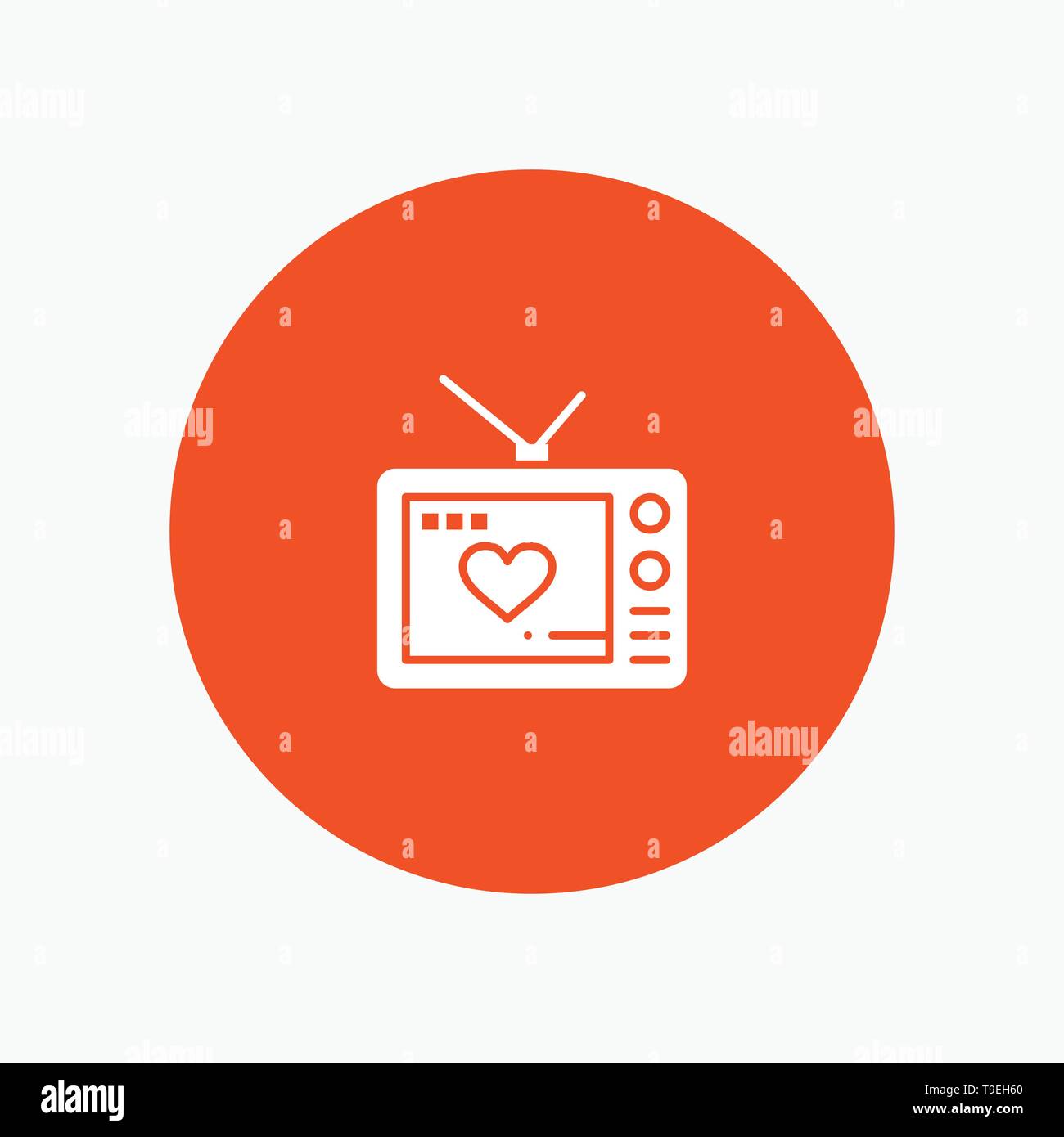 Valentines day tv Stock Vector Images - Alamy