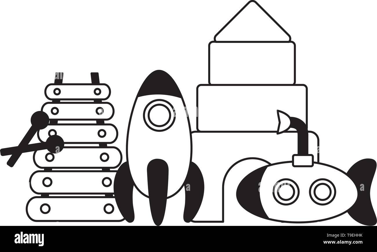 kids toys design Stock Vector Image & Art - Alamy