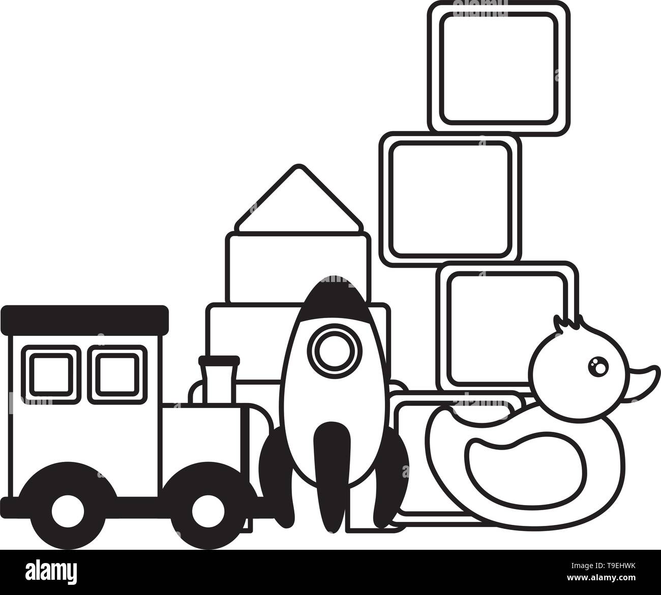 kids toys design Stock Vector Image & Art - Alamy