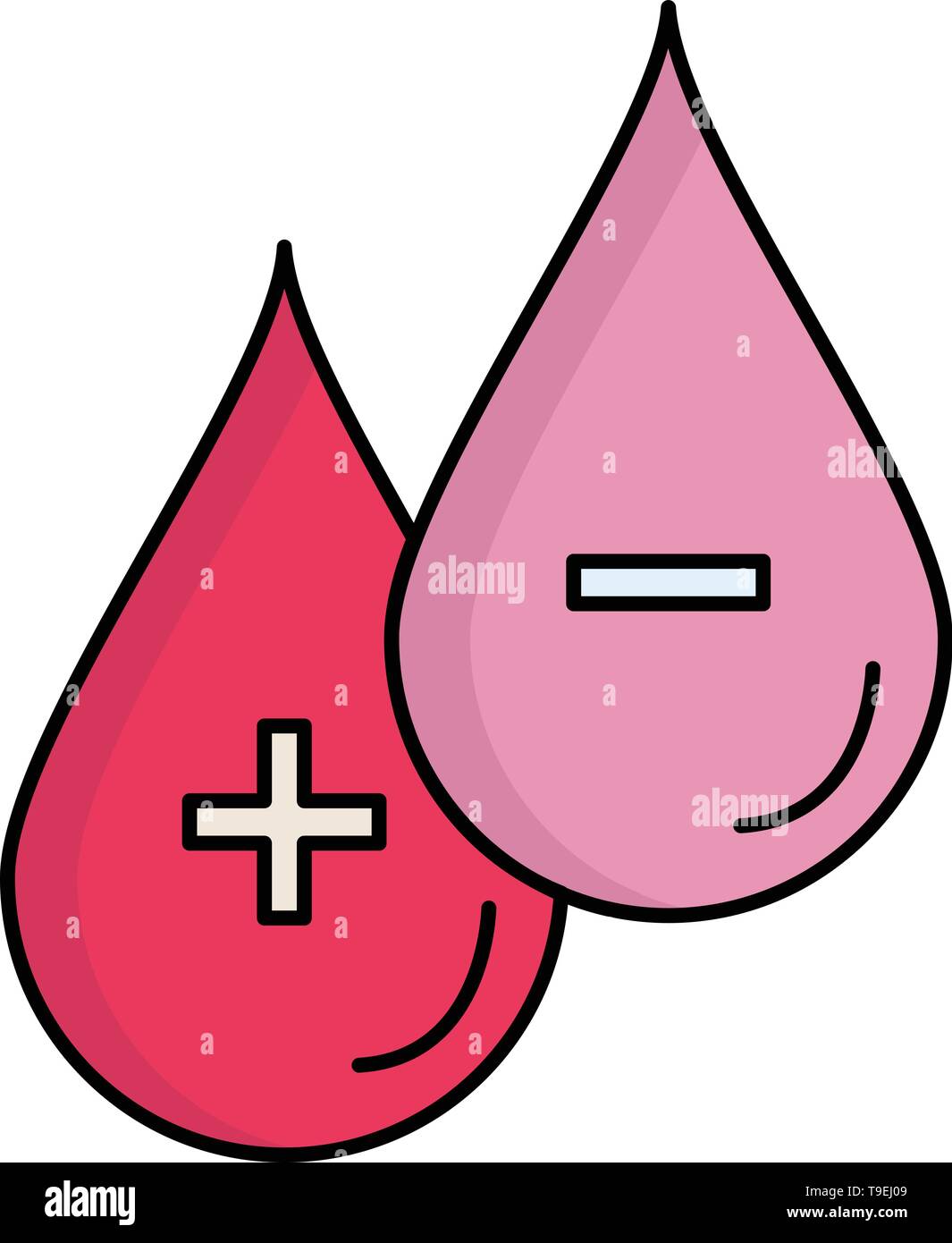 Blood droplets Stock Vector Images - Alamy