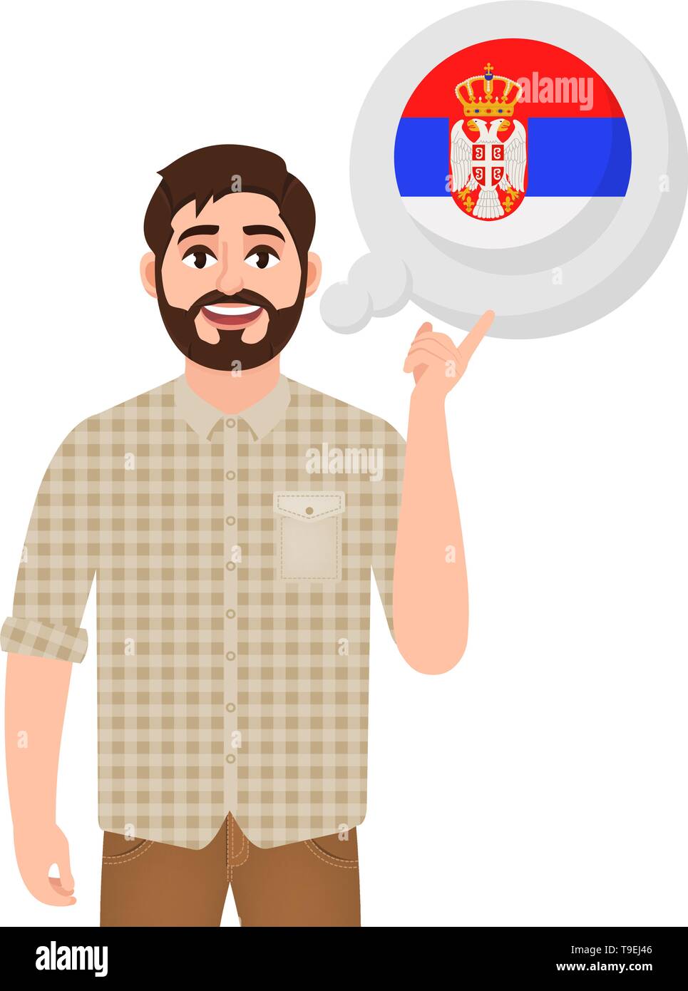 Serbian resident Stock Vector Images - Alamy