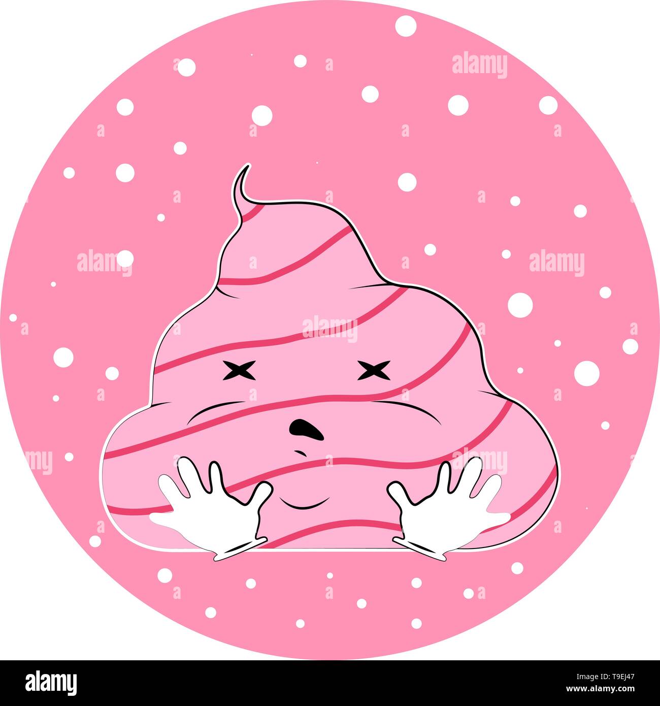 Sweet candy marshmallow image Stock Vector Images - Alamy