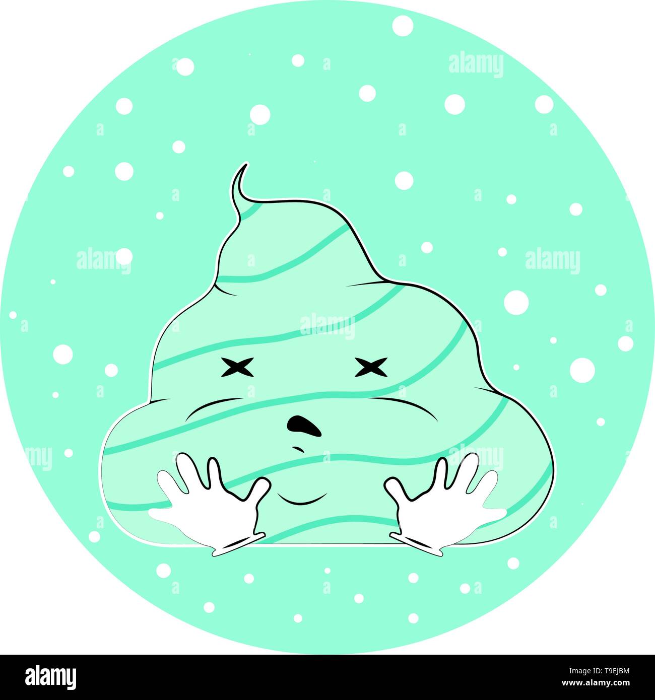 Sweet candy marshmallow image Stock Vector Images - Alamy