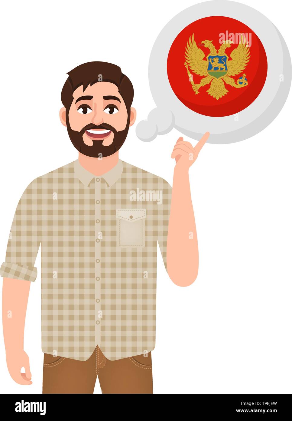 Montenegro men Stock Vector Images - Alamy