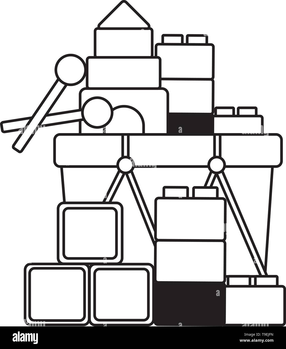 kids toys design Stock Vector Image & Art - Alamy