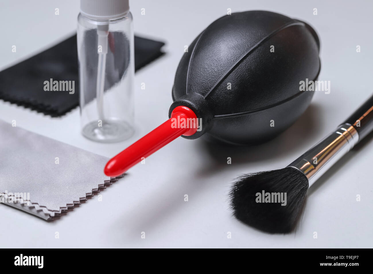 cleaning devices background Stock Photo - Alamy