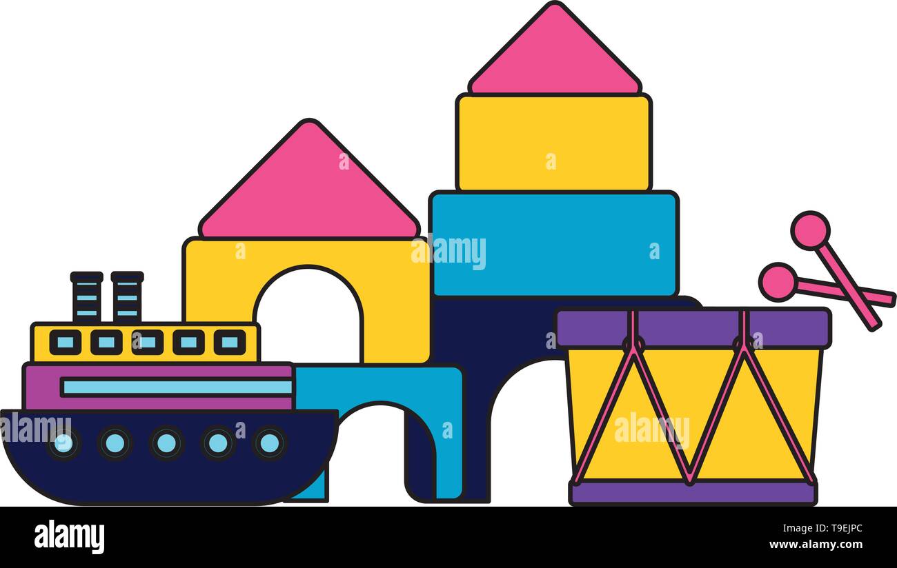 kids toys design Stock Vector Image & Art - Alamy
