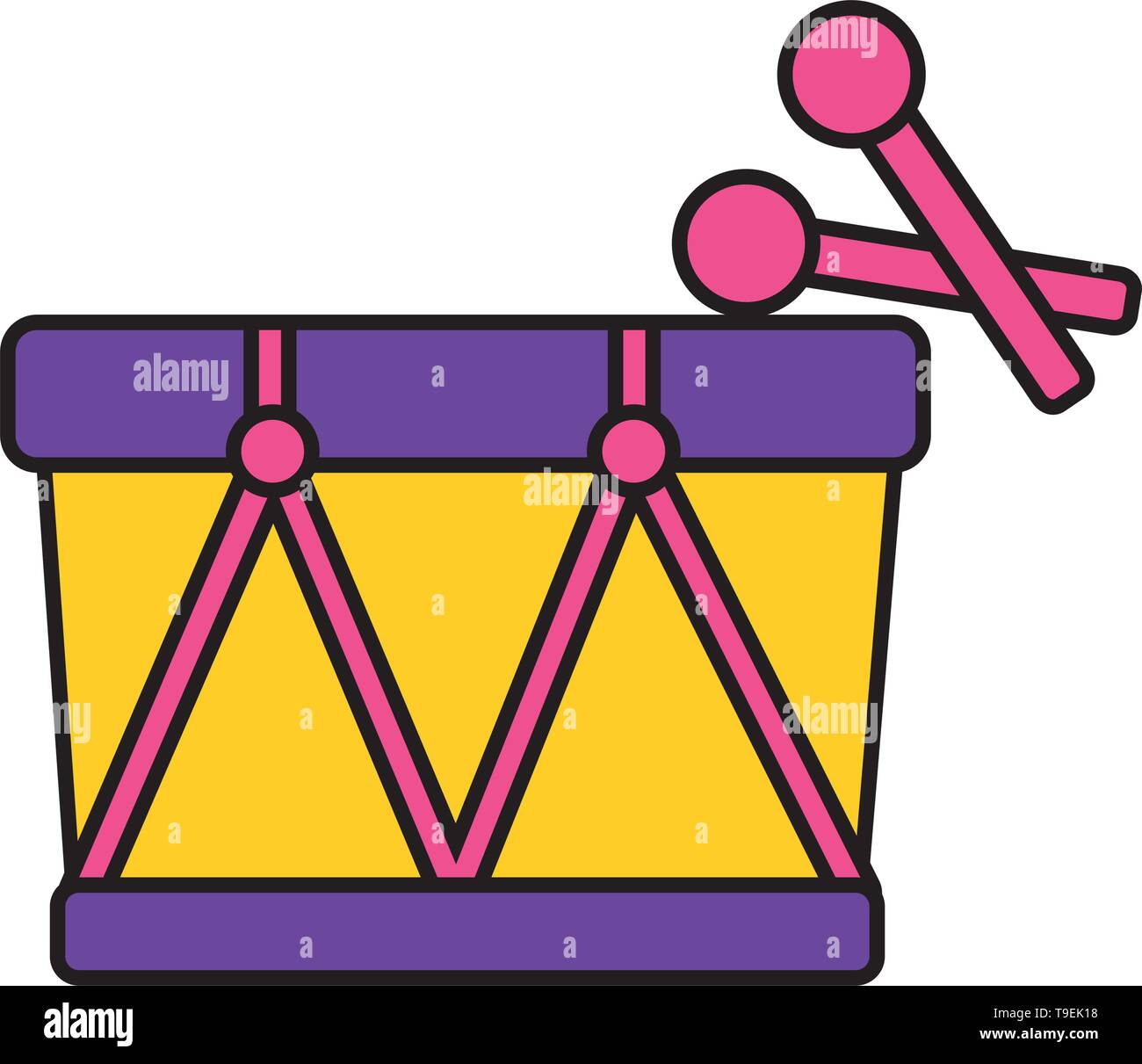 drum kids toy Stock Vector Image & Art - Alamy