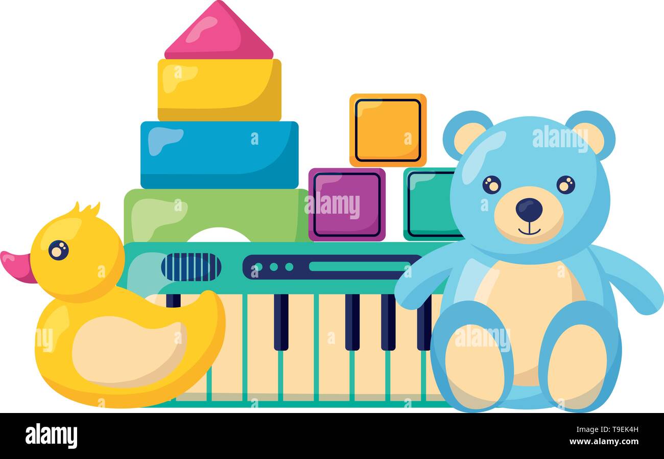 Kids wood block shape Stock Vector Images - Alamy