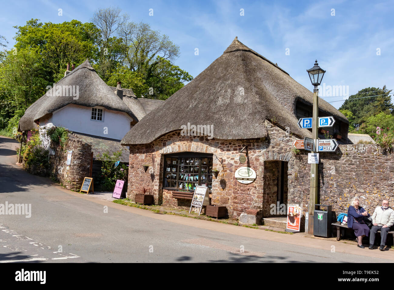 Cockington Village ,Cockington Court and Craft Centre.Torquay.Devon ...