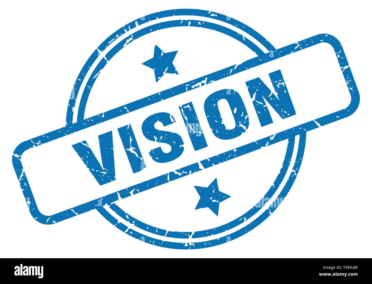 vision round vintage grunge stamp Stock Vector Image & Art - Alamy