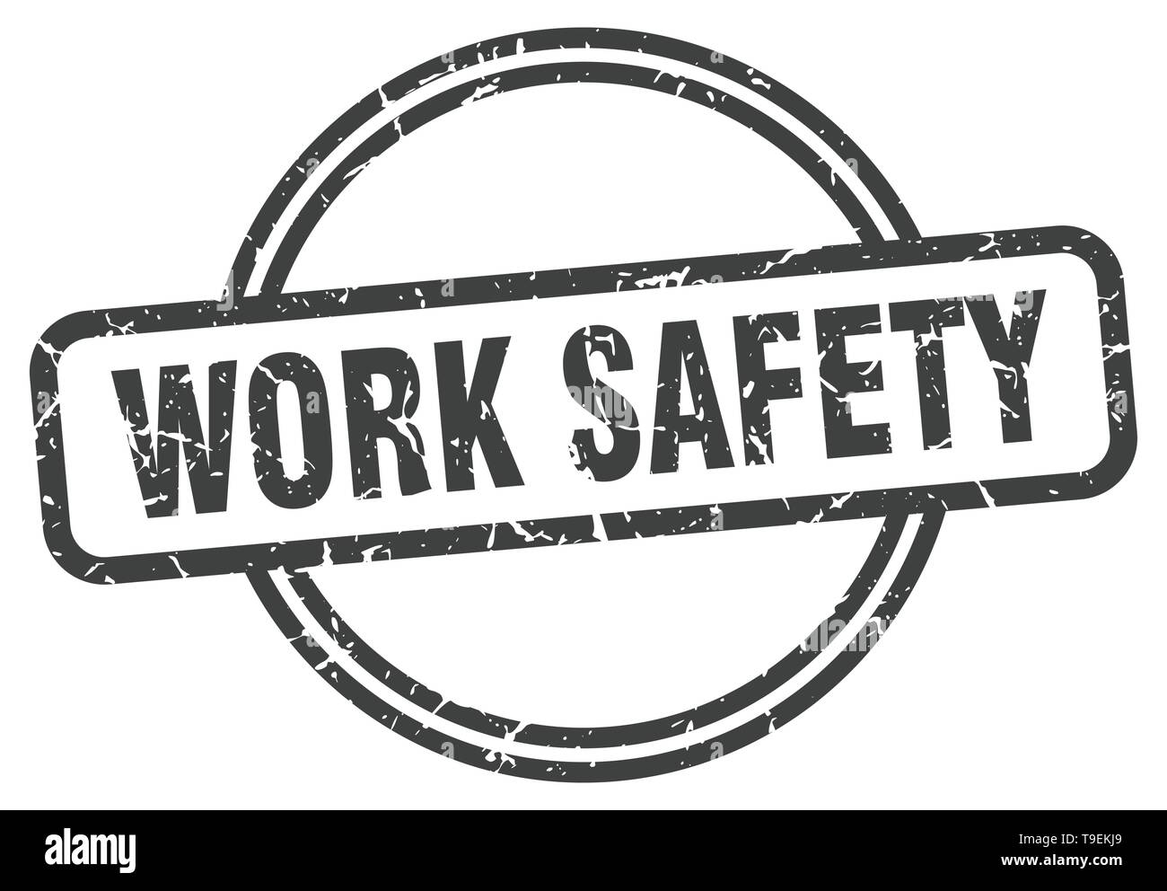work safety vintage stamp. work safety sign Stock Vector Image & Art ...