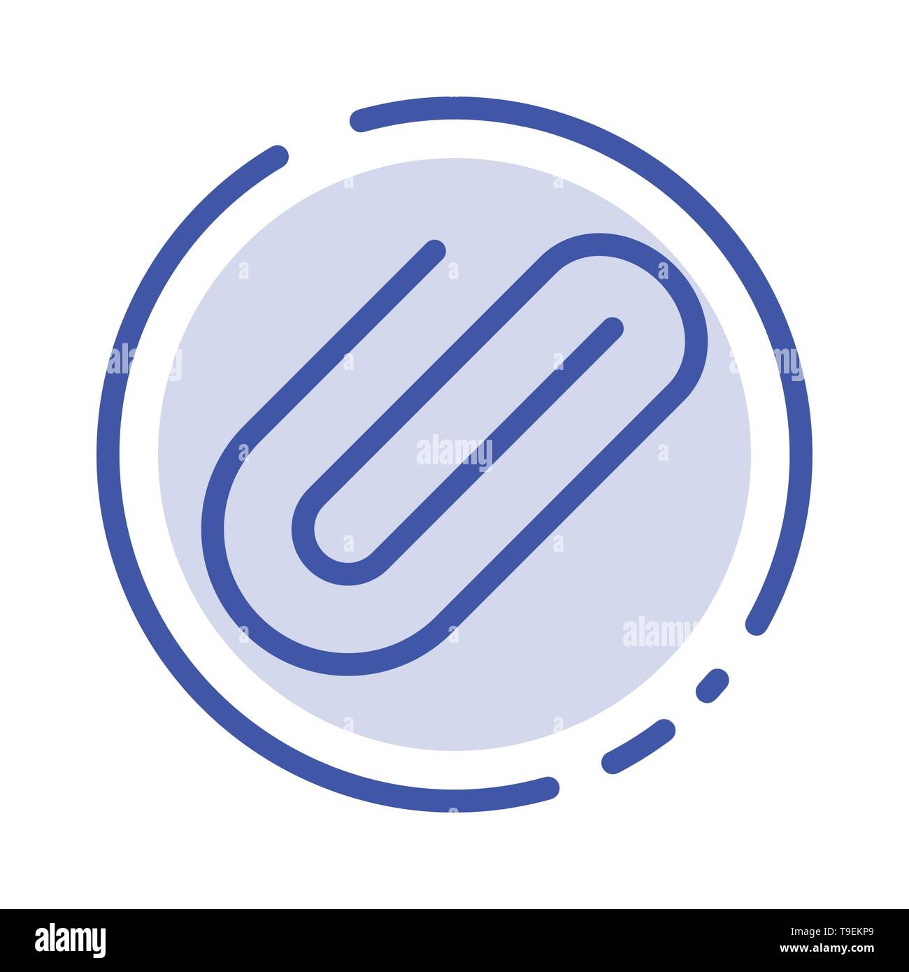 Blue Attachment Icon