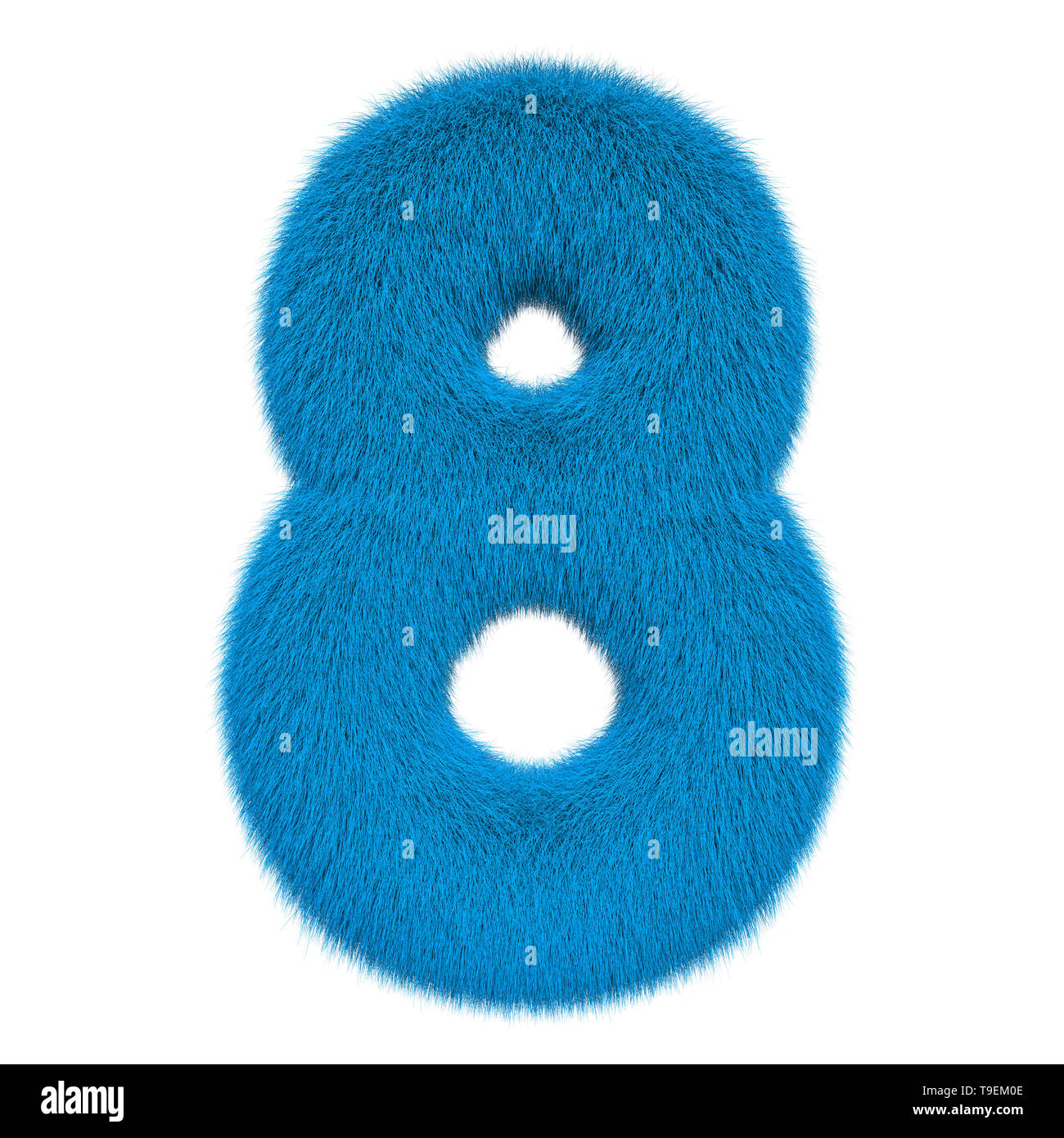 Hairy number Cut Out Stock Images & Pictures - Alamy