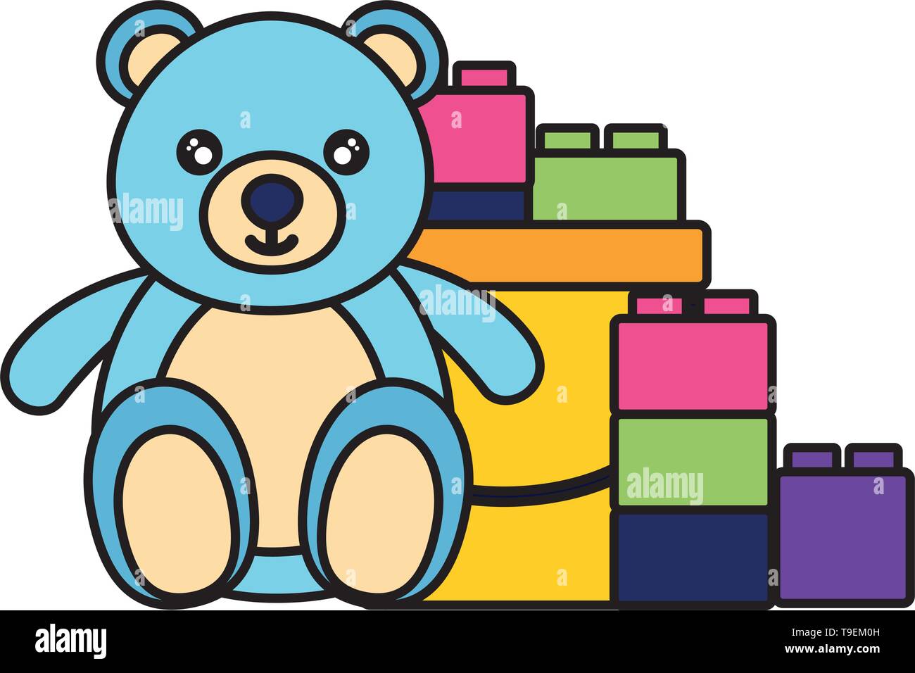 kids toys design Stock Vector Image & Art - Alamy