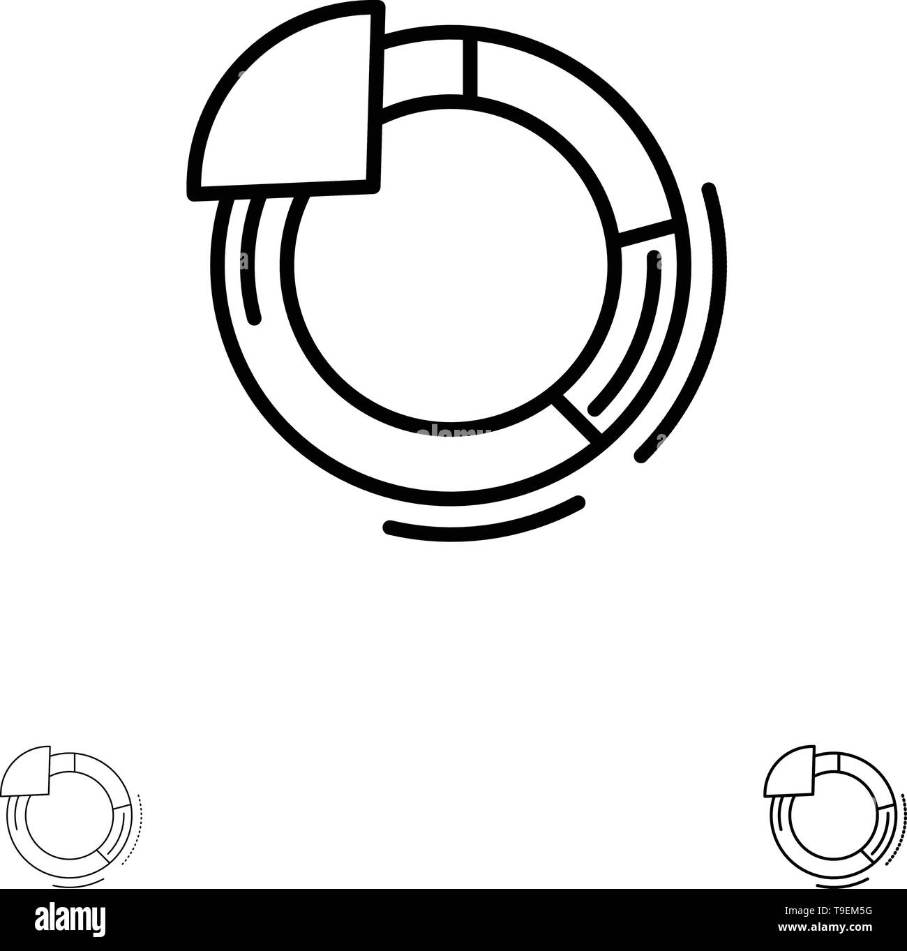 Pie chart Black and White Stock Photos & Images - Alamy