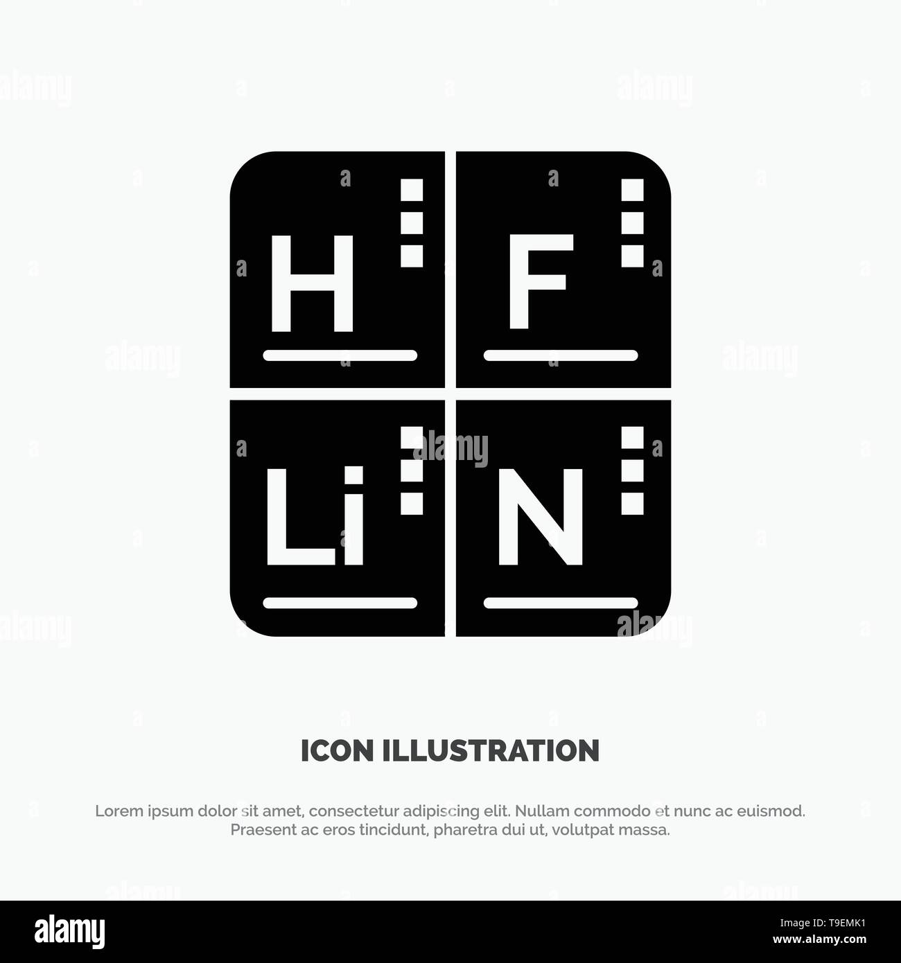 Periodic table computer Stock Vector Images - Alamy