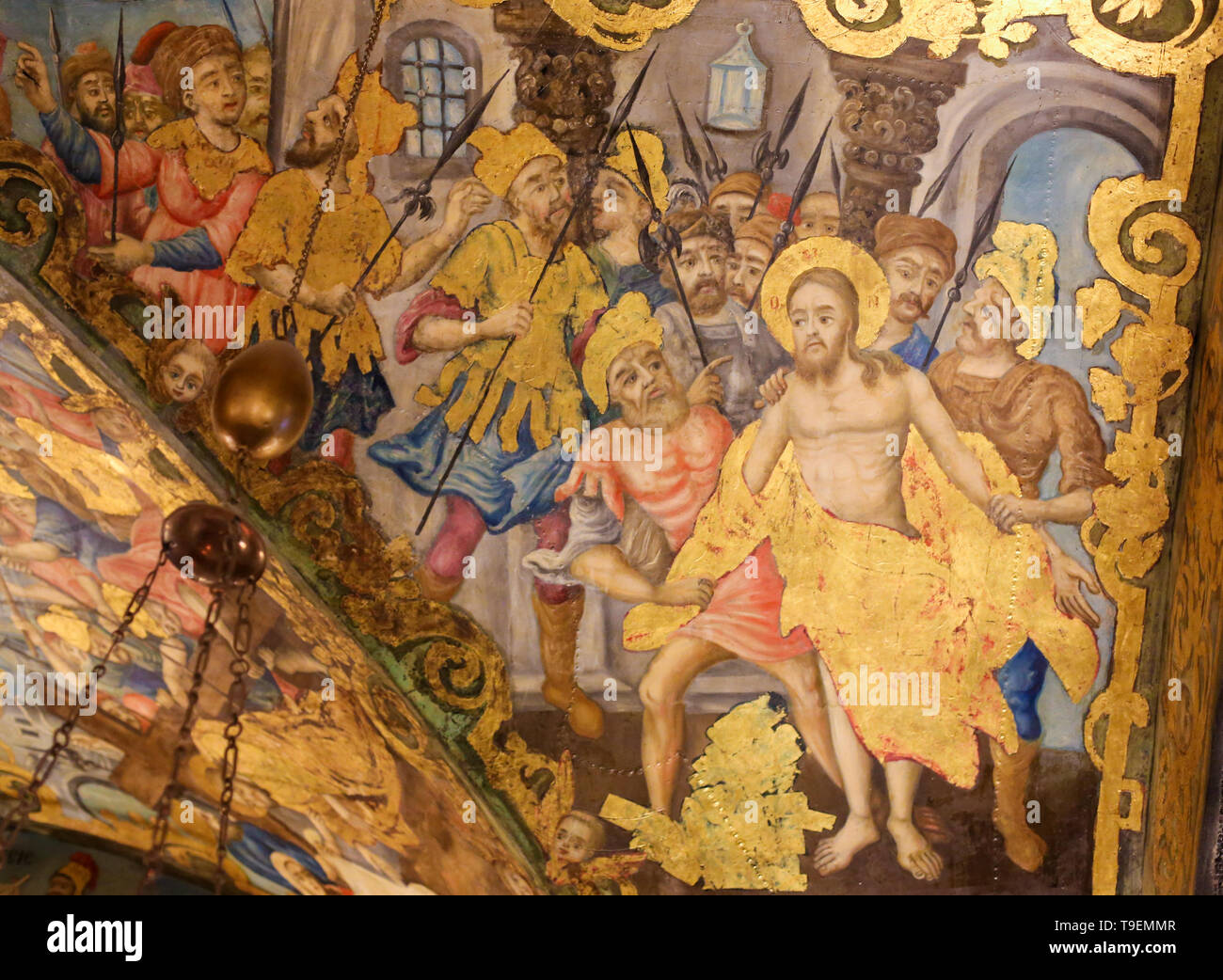 Jesus stripped of his clothes art hi-res stock photography and images ...