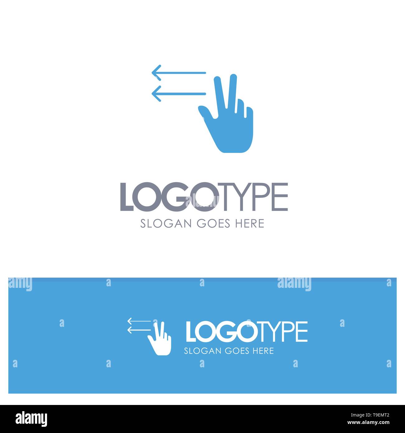 Fingers pointing up down cartoon hi-res stock photography and images ...