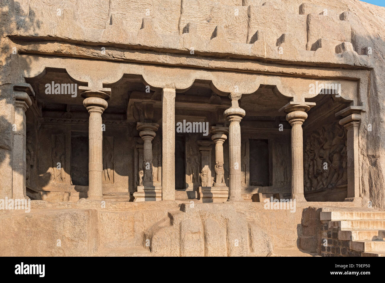 Mahishasuramardini (Mahishamardini Mandapa) rock-cut cave temple ...