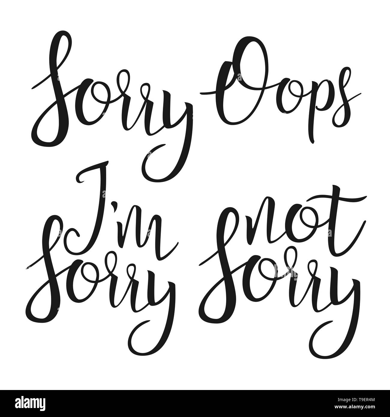 Modern Calligraphy Of Ink Funny Letters Vector. Stylish Typography ...