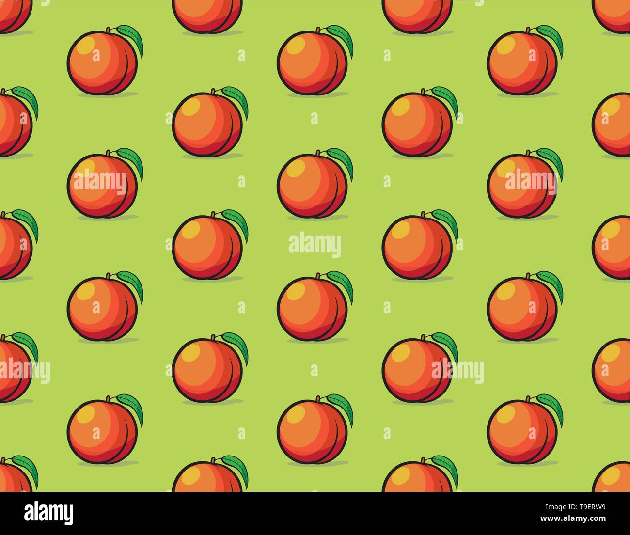 Peach on pink background Stock Vector Images - Alamy