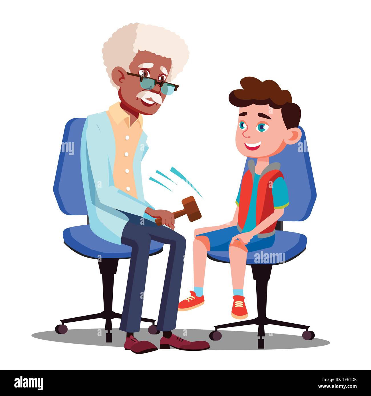Knee Jerk Reflex Cartoon