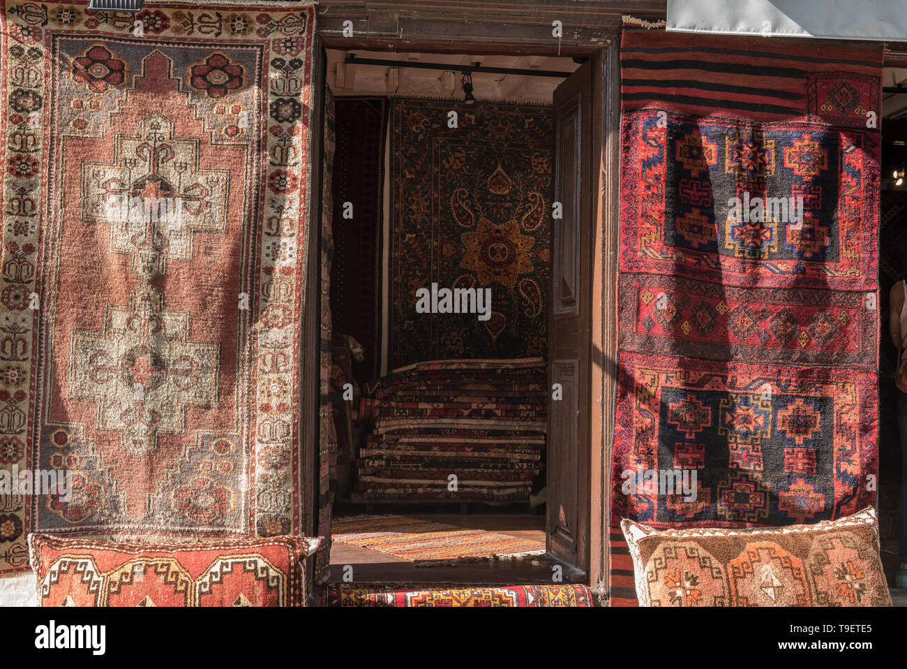 Turkey antalya carpet shop in hi-res stock photography and images - Alamy