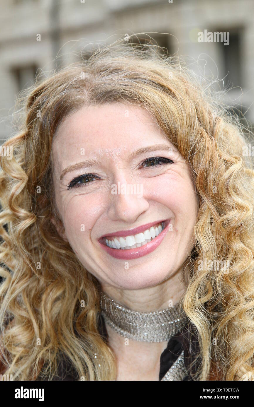 Melanie Masson In Westminster Whilst A Contestant In The X Factor Singing Contest In 2012 Stock