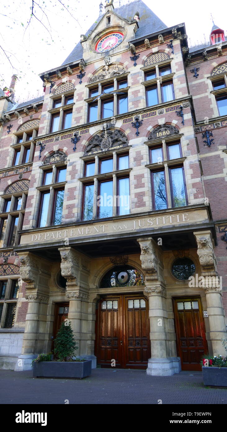 The dutch Ministry of Justice and Security in the City of the Hague ...