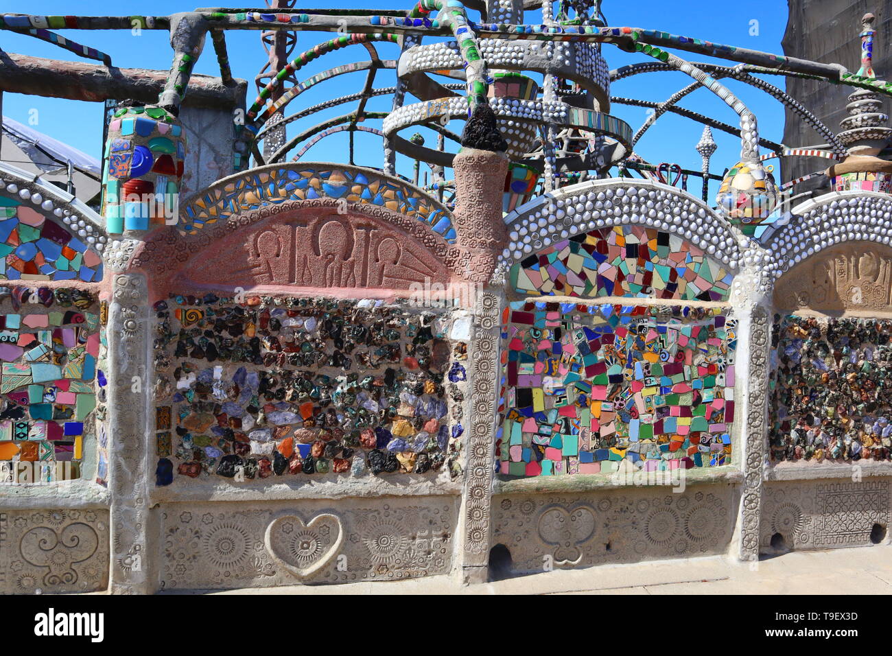 Watts Towers By Simon Rodia Architectural Structures Located In Simon