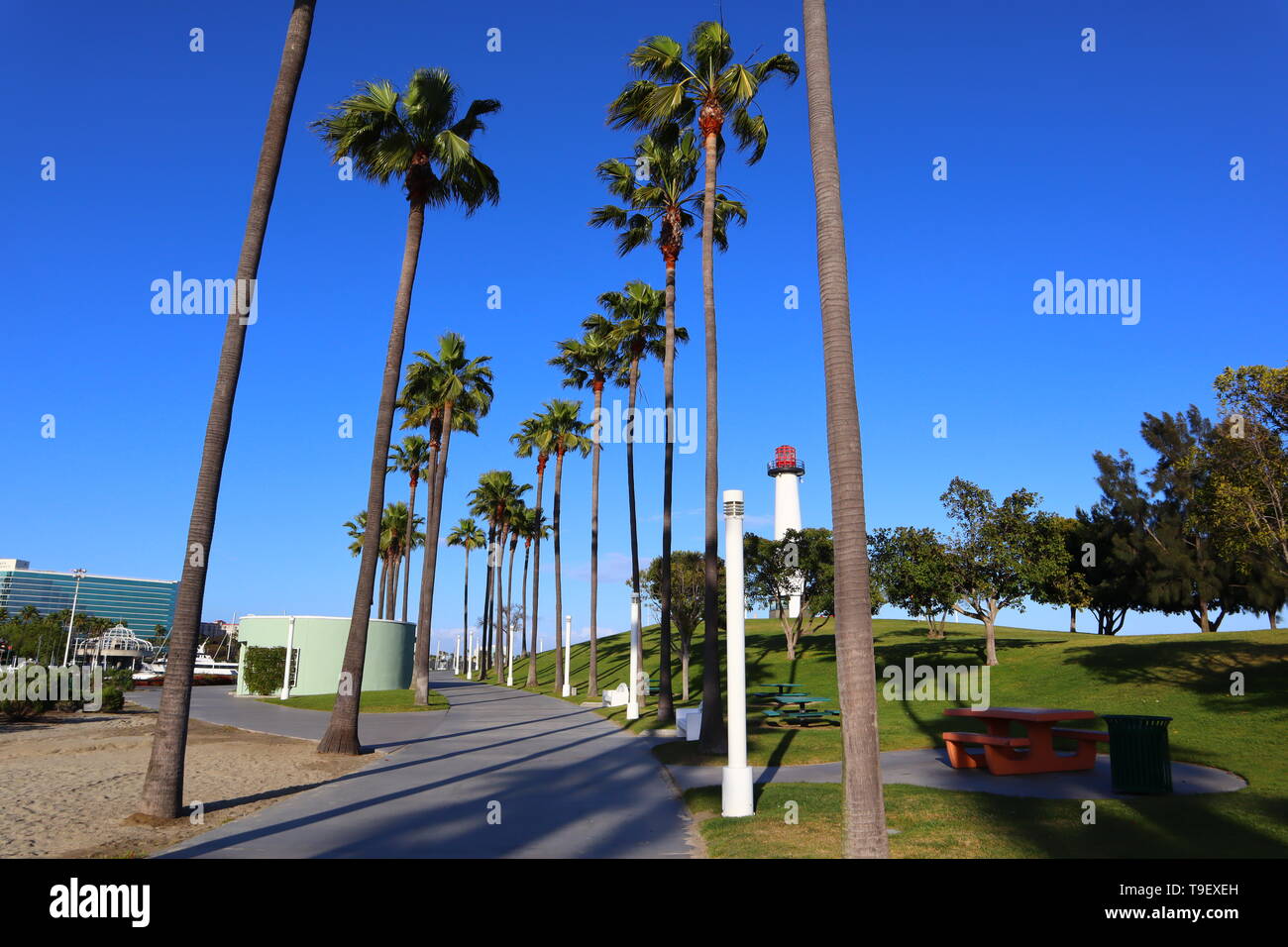 SHORELINE VILLAGE - Pine Ave Pier in LONG BEACH, California Stock Photo ...