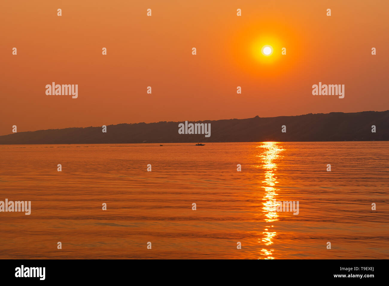 Pasqua Lake at sunset Echo Valley Provincial Park Saskatchewan Canada ...