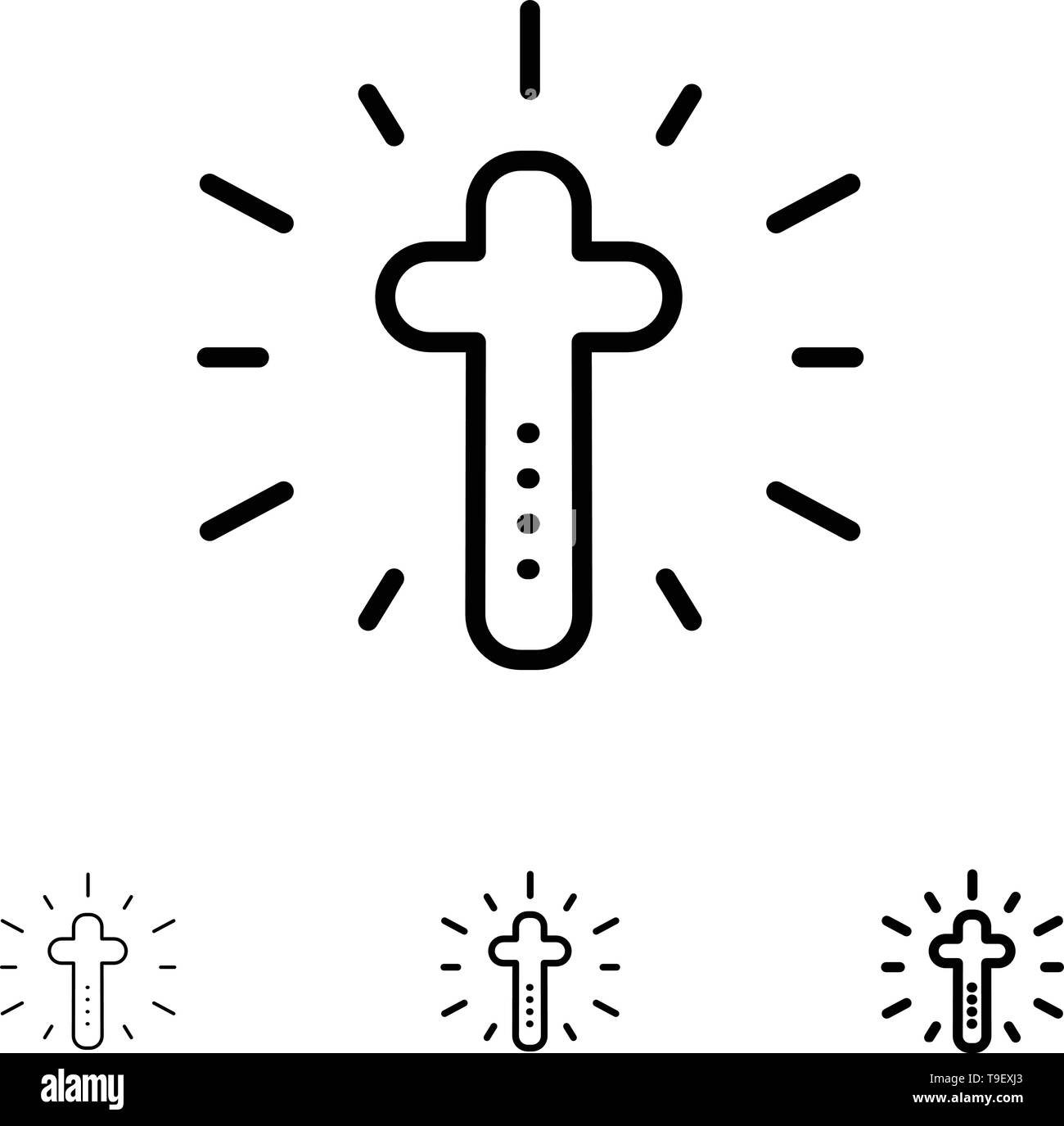 Bold church cross Stock Vector Images - Alamy