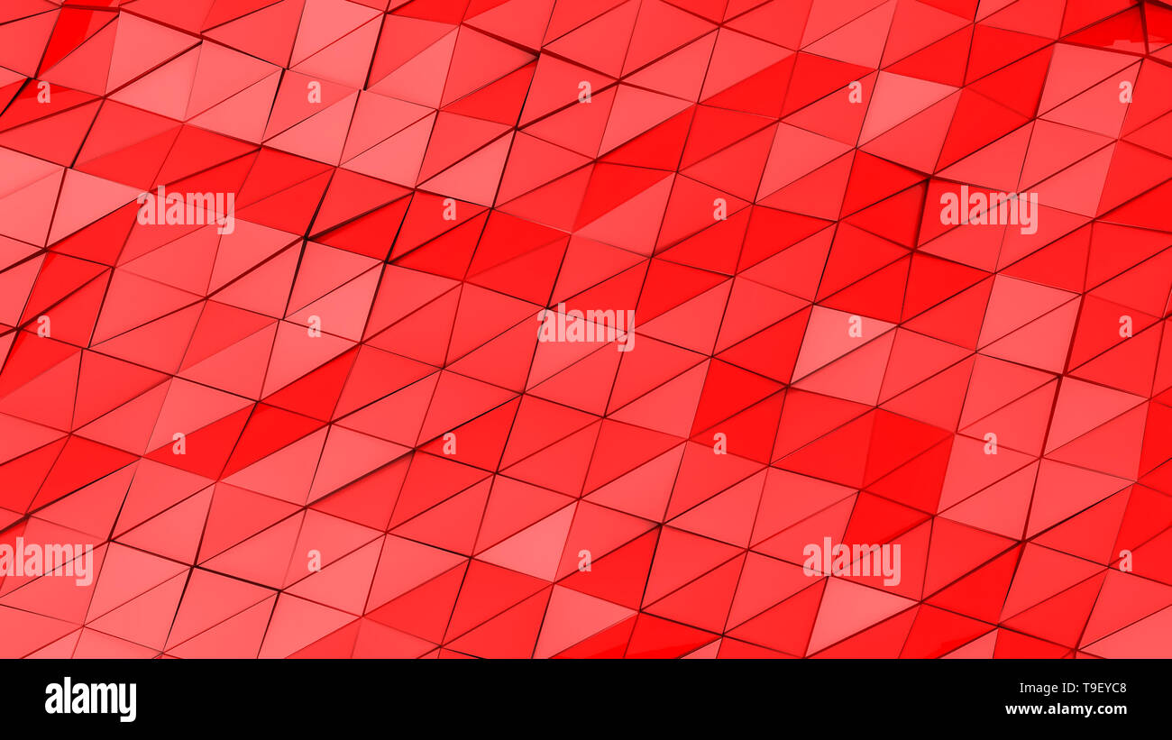 red deformed plane. abstract background. 3d render Stock Photo - Alamy