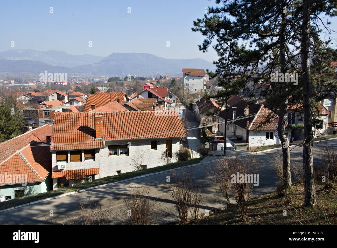 Panorama of Niska banja, spa in Serbia Stock Photo - Alamy